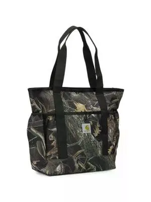 Carhartt Work In Progress Tree-print Logo-patch Tote Bag