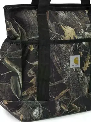 Carhartt Work In Progress Tree-print Logo-patch Tote Bag