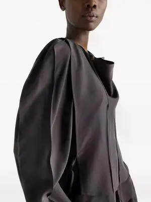 LEMAIRE Layered Blouse In Silk And Viscose Cloth