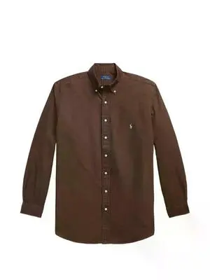 Polo Ralph Lauren Garment-dyed Oxford Shirt - Brown