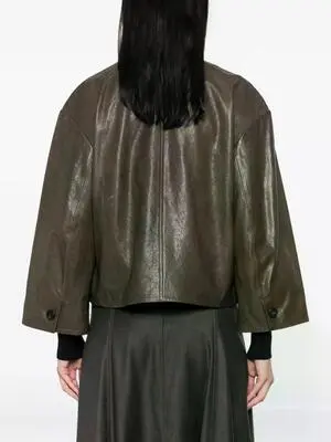 Max Mara Button-up Wide-sleeve Jacket