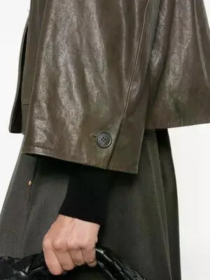 Max Mara Button-up Wide-sleeve Jacket