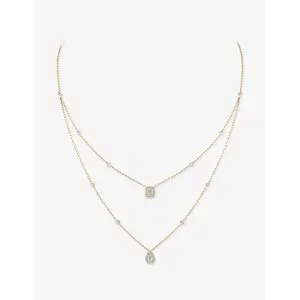 Messika My Twin 2-row Diamond Necklace - Yellow