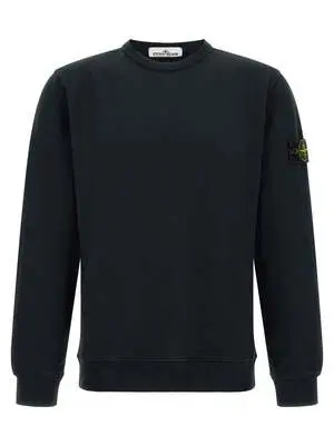 Stone Island Badge Sweatshirt - Blue