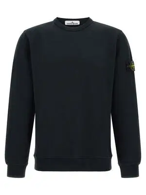Stone Island Stone Island Men 'Badge Stone Island' Sweatshirt Blue