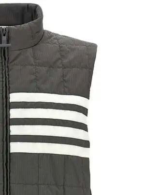 Thom Browne 4bar' Ripstop Shiny Vest