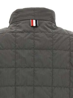 Thom Browne 4bar' Ripstop Shiny Vest