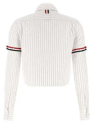 Thom Browne 4bar' Cropped Shirt