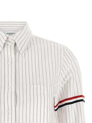 Thom Browne 4bar' Cropped Shirt