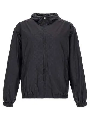 Gucci Gg Nylon Jacket - Black