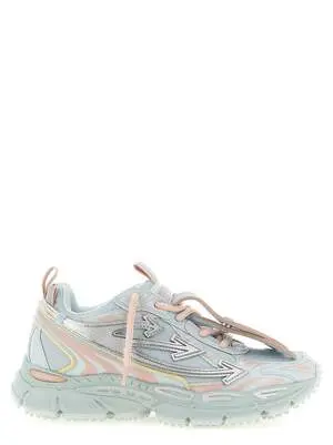 Off-white Metallic Sneakers For Women