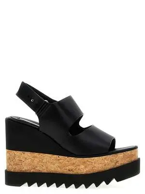 Stella McCartney Sneak-elyse Sandals - Black