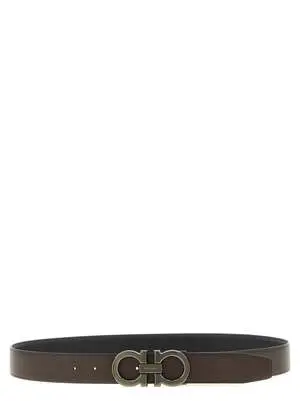 FERRAGAMO Doppio Gancini' Reversible Belt