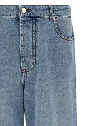 AMI Paris Wide Leg Jeans