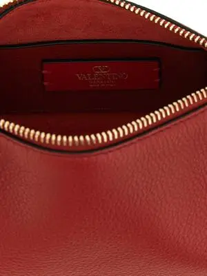 Valentino Garavani Rockstud Small Shoulder Bag - Red