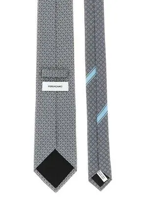FERRAGAMO Chicca' Tie - Gray