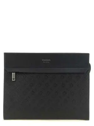FERRAGAMO Monogram' Pouch - Black