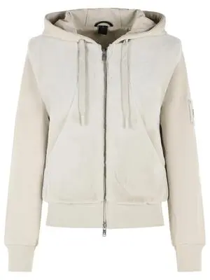 Moose Knuckles Bunny' Ivory Cotton Sweatshirt - Cream