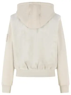 Moose Knuckles Bunny' Ivory Cotton Sweatshirt - Cream