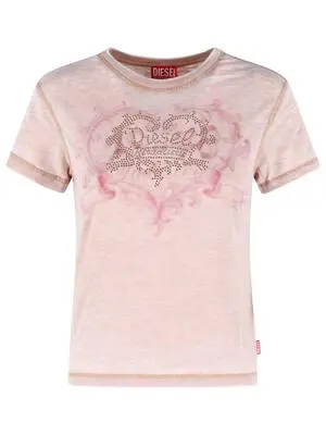 DIESEL® Ila' Cotton Blend T-shirt - Pink