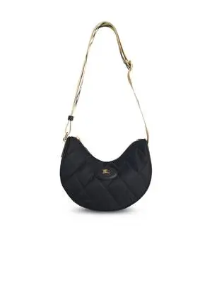 Burberry Horseshoe' Fabric Bag - Black