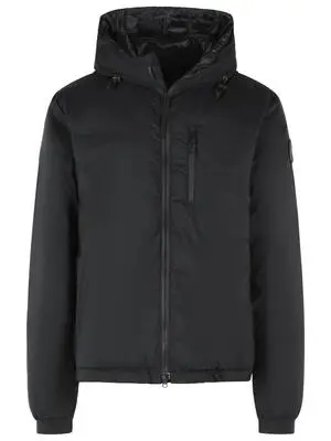 Canada Goose Lodge Hooded Down Jacket - Black