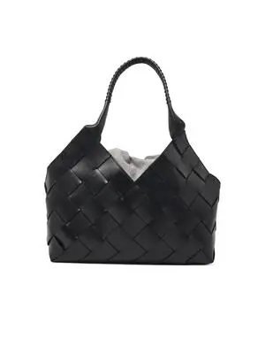 Dragon Diffusion Castello Woven Leather Bag - Black