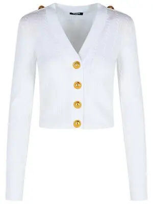 Balmain Viscose Blend Cardigan