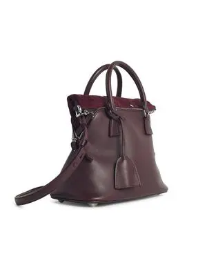 MAISON MARGIELA Burgundy Leather 5ac Soft Mini Bag - Multicolor