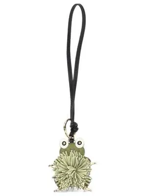 Miu Miu Trick Portachiavi In Pelle - Green