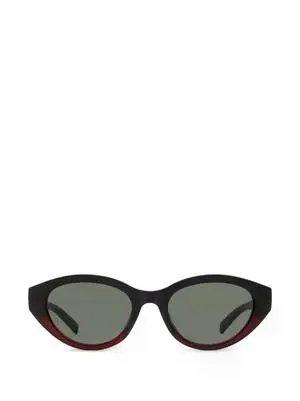 Gucci Oval-frame Sunglasses - Black