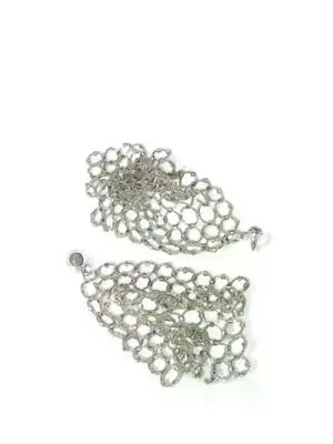 Emporio Armani Beaded Mesh Earrings