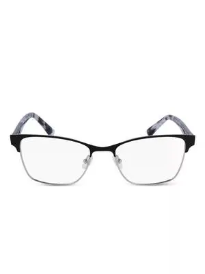 Calvin Klein Metal-frame Rectangle Glasses - Black