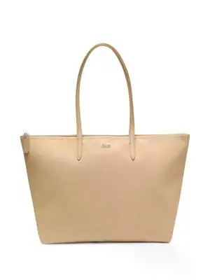 Lacoste L.12.12 Logo-plaque Tote Bag - Neutrals