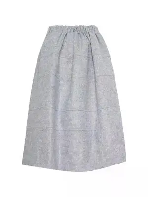 TAO Mid Patchwork Corduroy A-line Skirt
