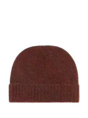 VIVIENNE WESTWOOD Fluffy Logo-patch Beanie Hat