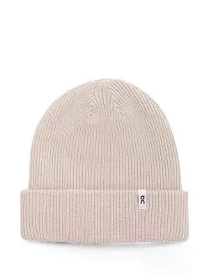 On Ribbed-knit Beanie Hat