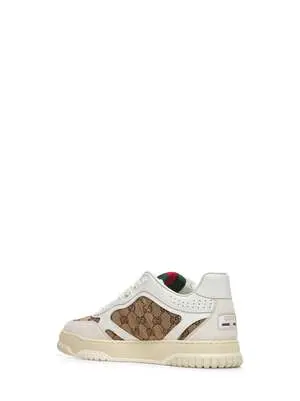 Gucci Beige Re-web Sneakers