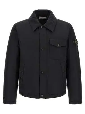 Stone Island Padded Overshirt - Black