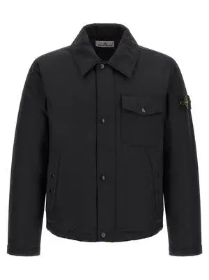 Stone Island Padded Overshirt - Black
