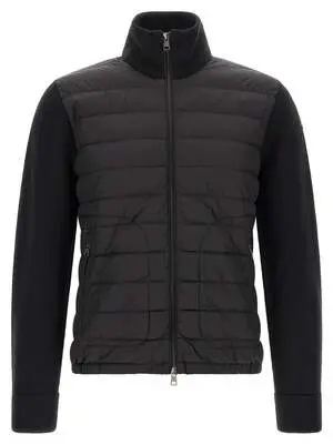 Moncler Padded Cardigan - Black