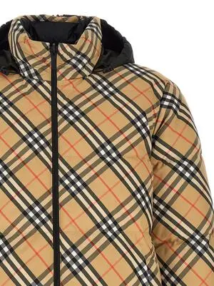 Burberry Snowdon Reversible Down Jacket - Cream