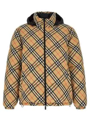 Burberry Snowdon Reversible Down Jacket - Cream
