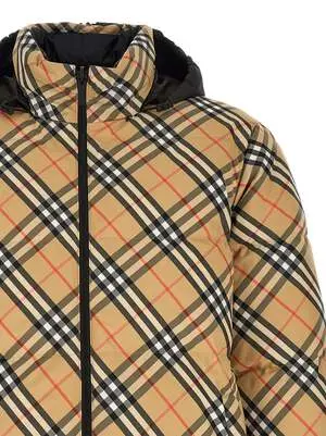 Burberry Snowdon Reversible Down Jacket - Cream