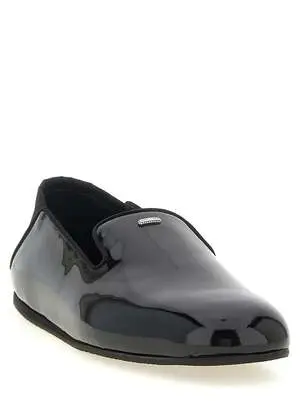 GIUSEPPE ZANOTTI Lucky Embellished Foldable Heel Loafers