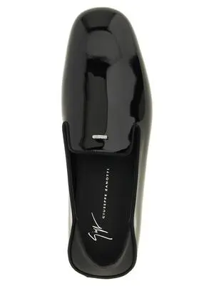 GIUSEPPE ZANOTTI Lucky Embellished Foldable Heel Loafers
