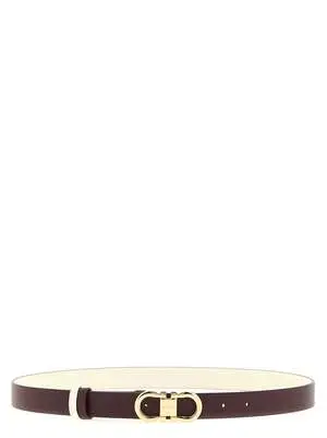 FERRAGAMO Doppio Gancini Reversible Belt - Multicolor