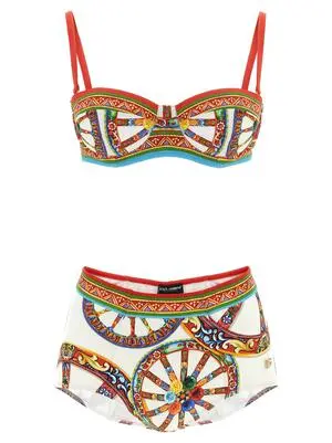 Dolce & Gabbana Sicilian 'carretto' Bikini - Multicolor