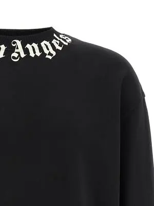 Palm Angels Logo Sweatshirt - Black