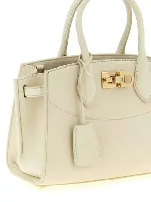 FERRAGAMO New Studio Soft Handbag - White